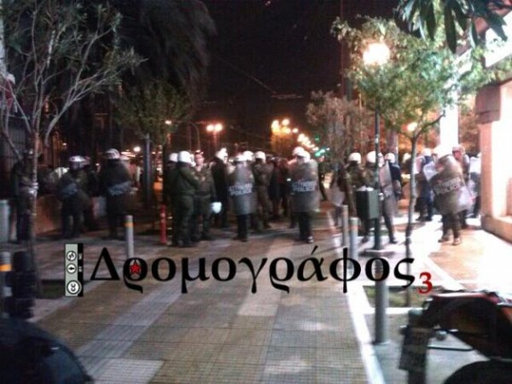 Δήλωση για την παρουσία των ΜΑΤ στην κατάληψη του κτηρίου της ΓΣΕΕ ...